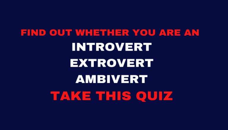 Personality Quiz: Introvert, Extrovert, Ambivert at NH Gurukul